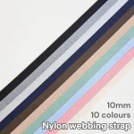 10mm尼龍織帶Webbing - LOK Pattern 尼龍 織帶 背帶 繩帶 DIY 縫糿配件 手作材料